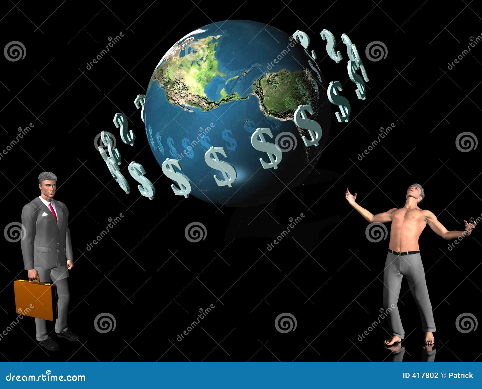 Success and Failure, Money Concept. Stock Illustration - Illustration ...