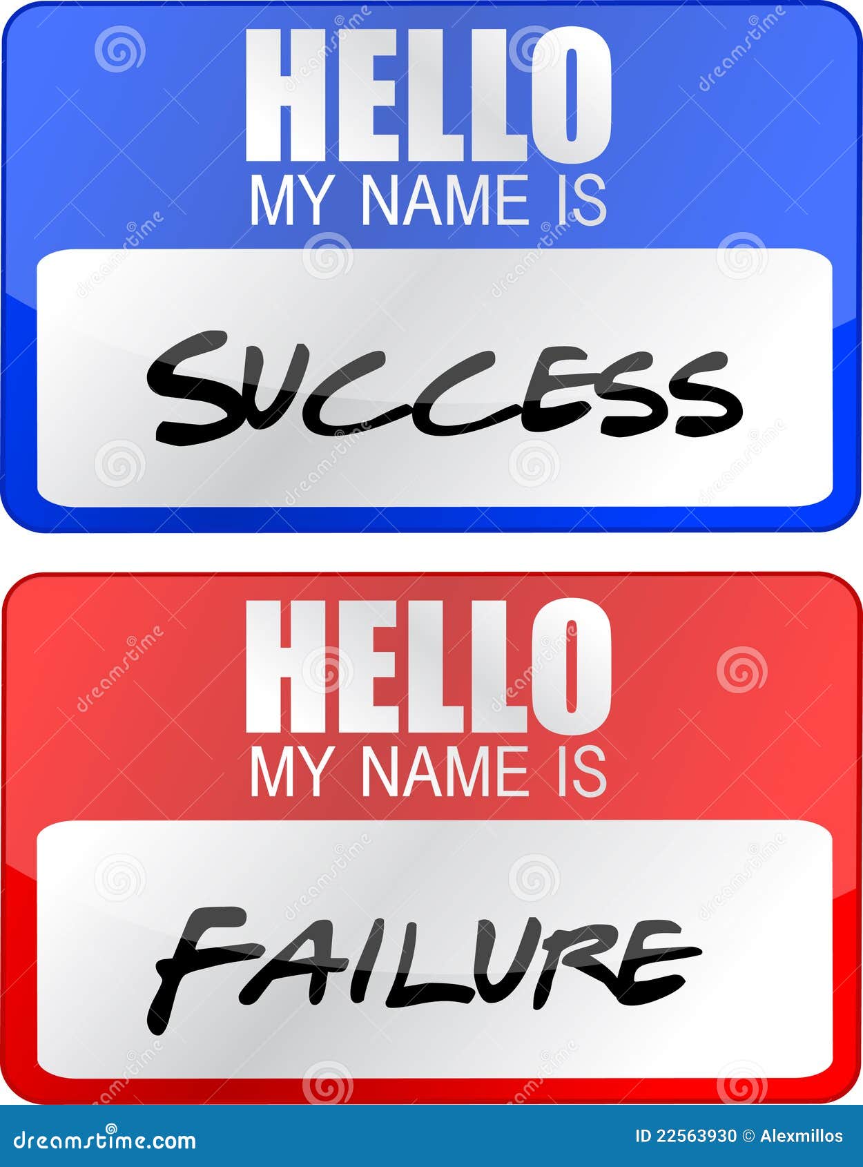 Success Or Failure Road Signs Royalty-Free Stock Photo | CartoonDealer ...