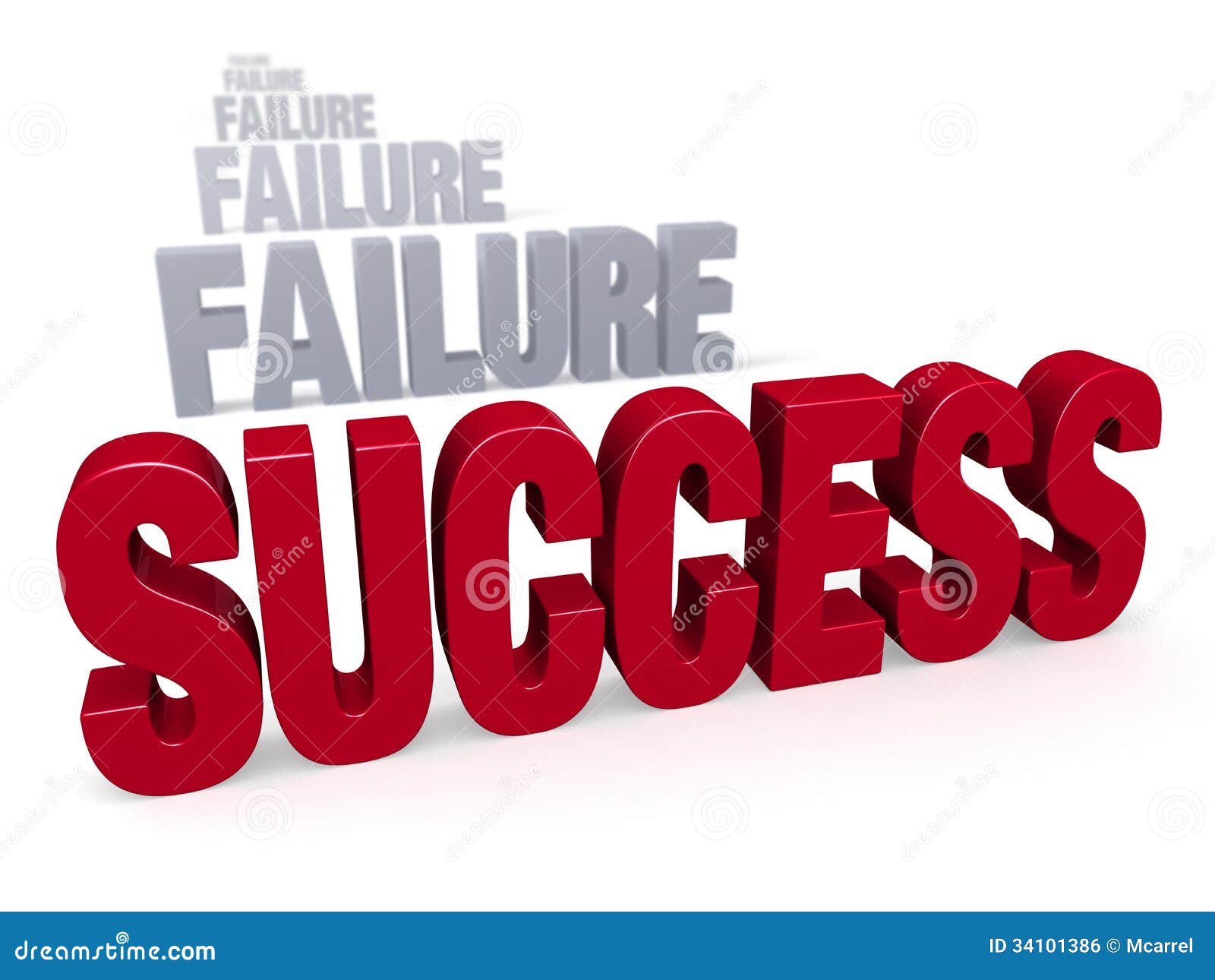 Success after Failure stock illustration. Illustration of winning ...
