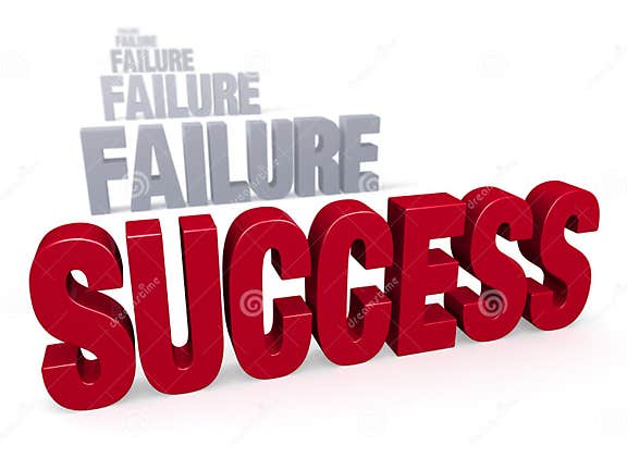 Success after Failure stock illustration. Illustration of winning ...