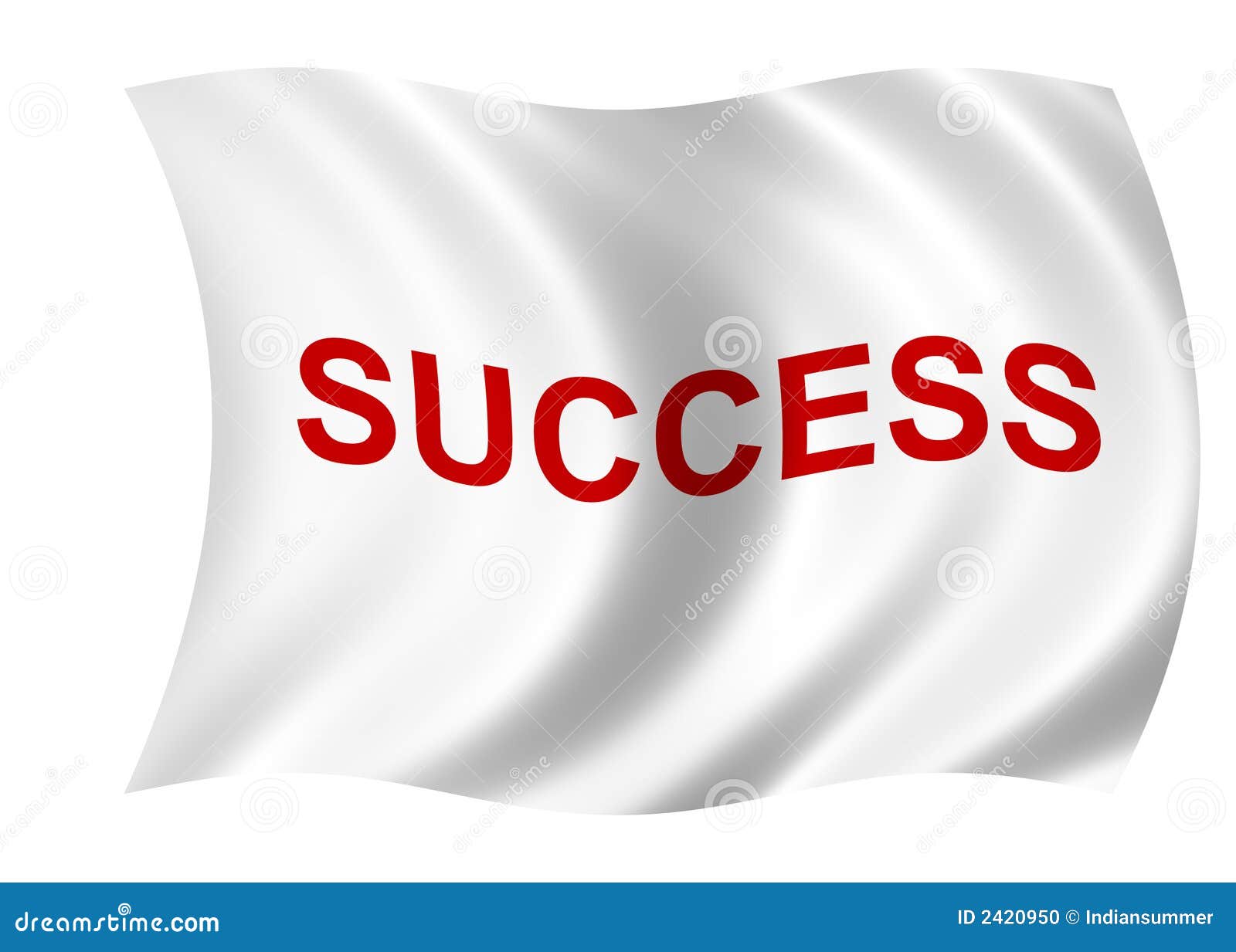 Success flag stock illustration. Illustration of money - 2420950