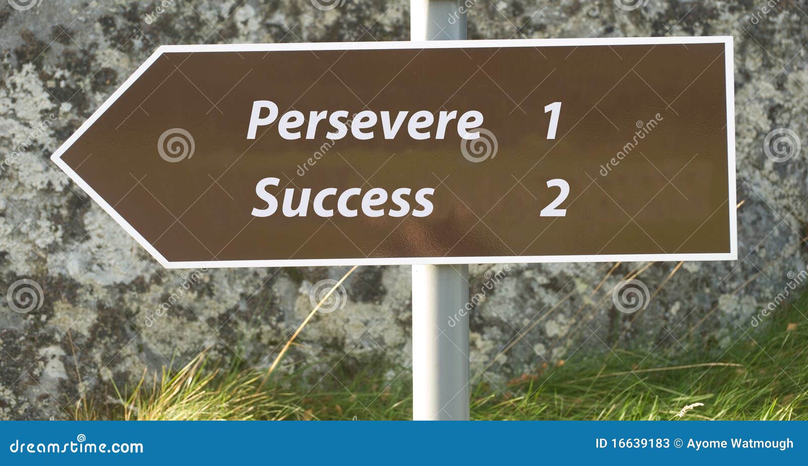 Success Follows Perseverance. Stock Image - Image of perseverance, arts ...