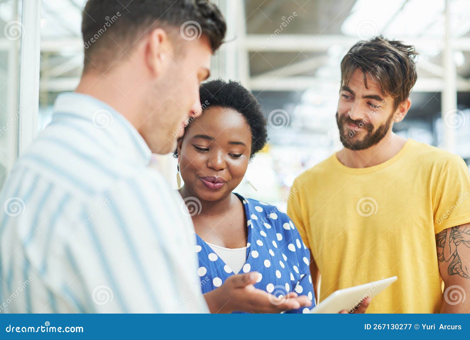 Success Follows when the Team is in Sync. a Group of Young ...
