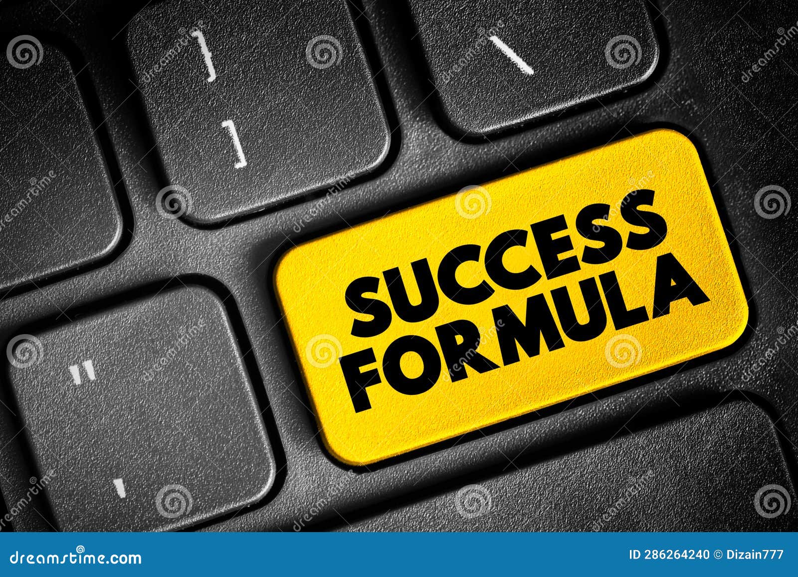 Success Formula Text Button on Keyboard, Concept Background Stock Photo ...