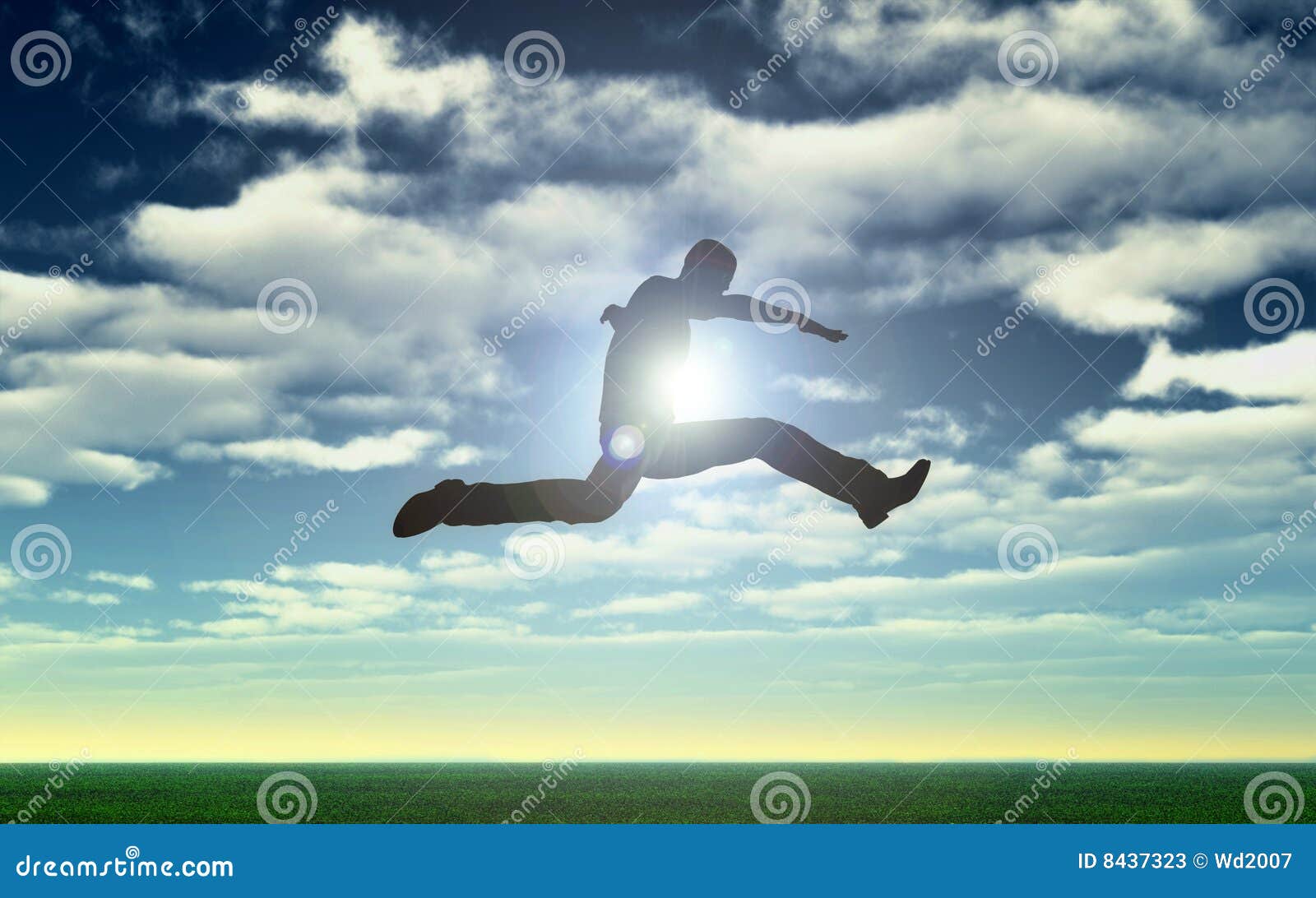 Success and Freedom Expression Stock Illustration - Illustration of ...