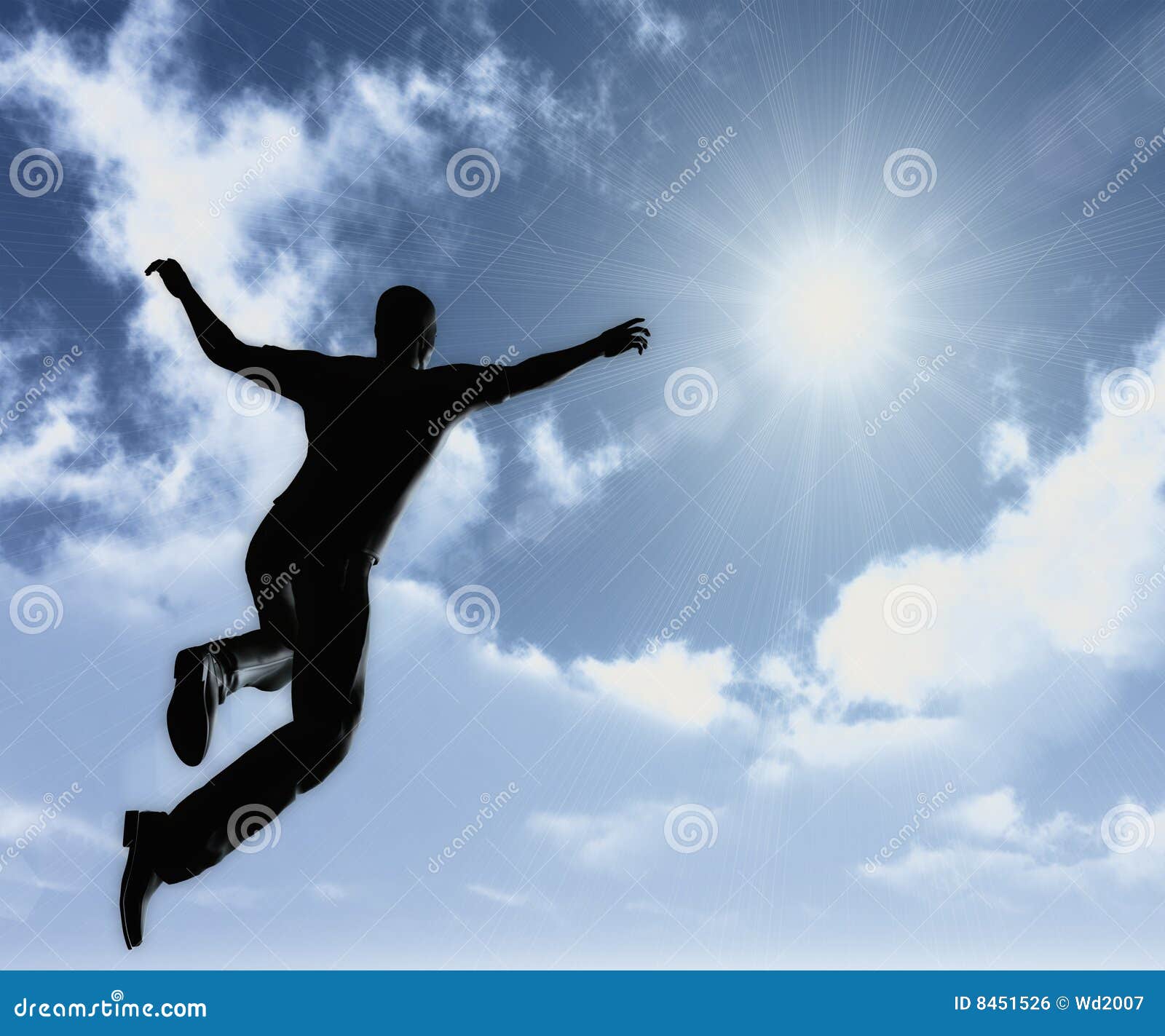 Success and Freedom Expression Stock Illustration - Illustration of ...