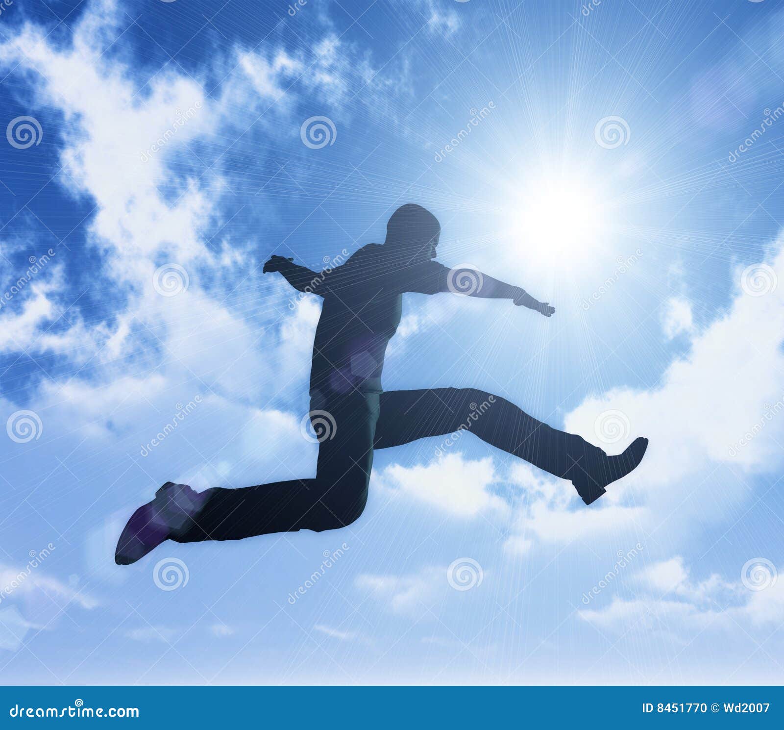 Success and Freedom Expression Stock Illustration - Illustration of ...