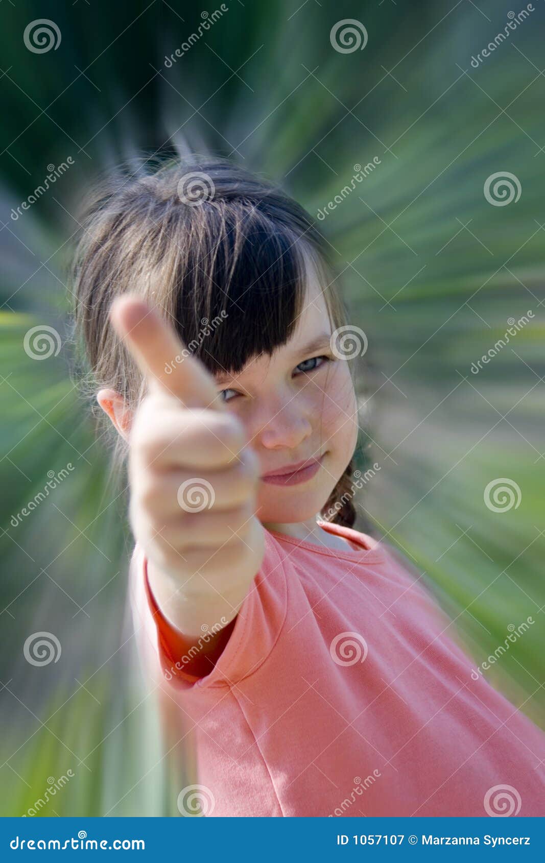 Success girl stock image. Image of blue, concepts, agree - 1057107