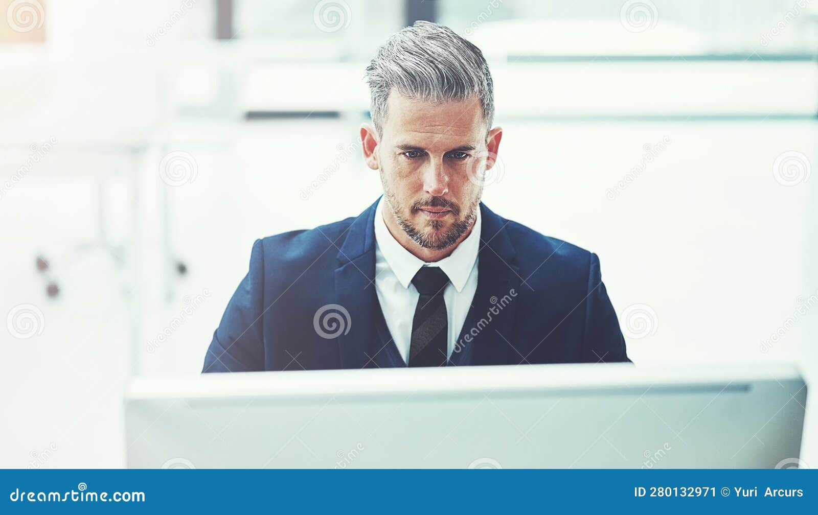 Success is a Given with Focus and Dedication. a Mature Businessman ...