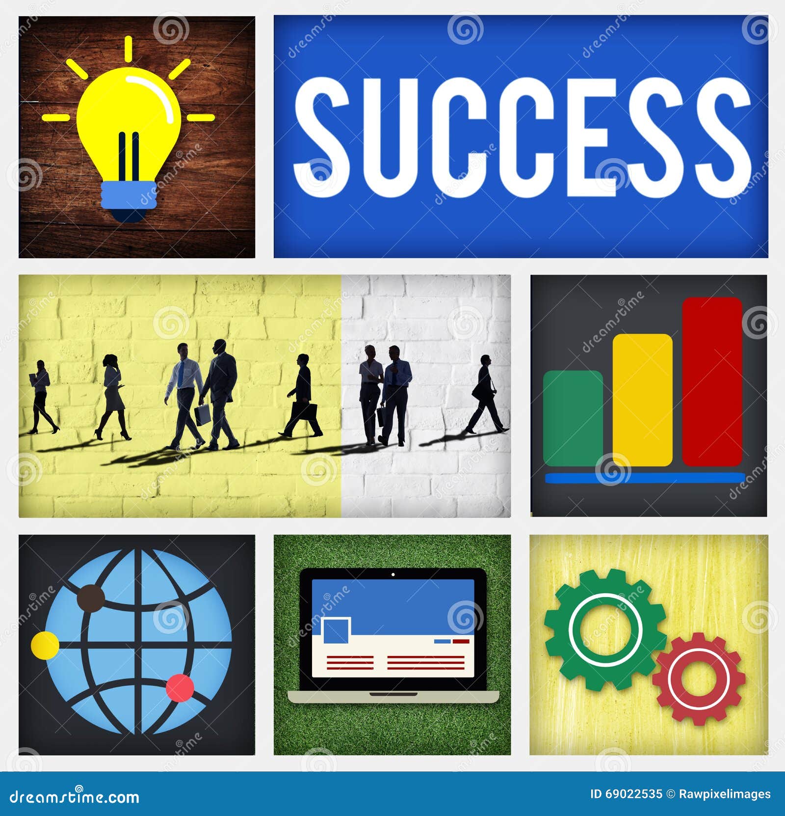 Success Goal Achievement Accomplishment Successful Concept Stock ...