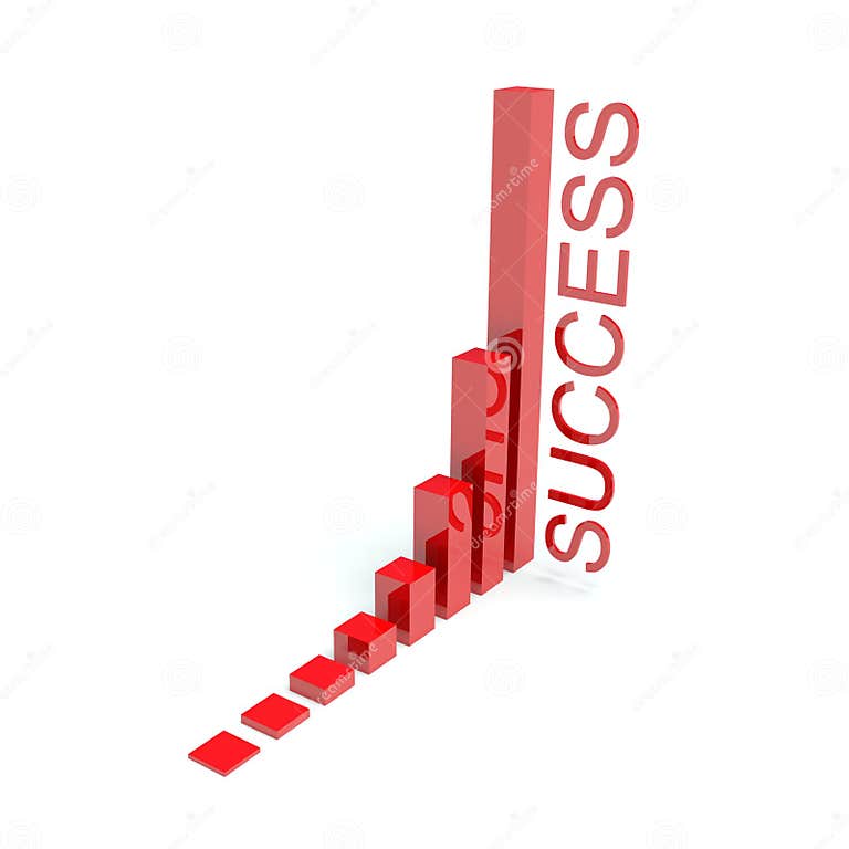 Success graph stock illustration. Illustration of graphic - 11043089