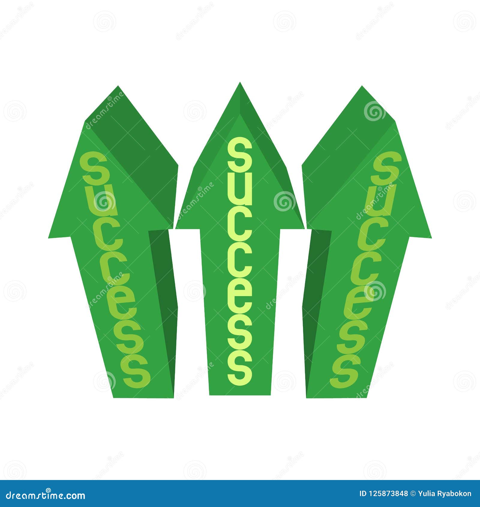 Success Graph Icon, Cartoon Style Stock Illustration - Illustration of ...