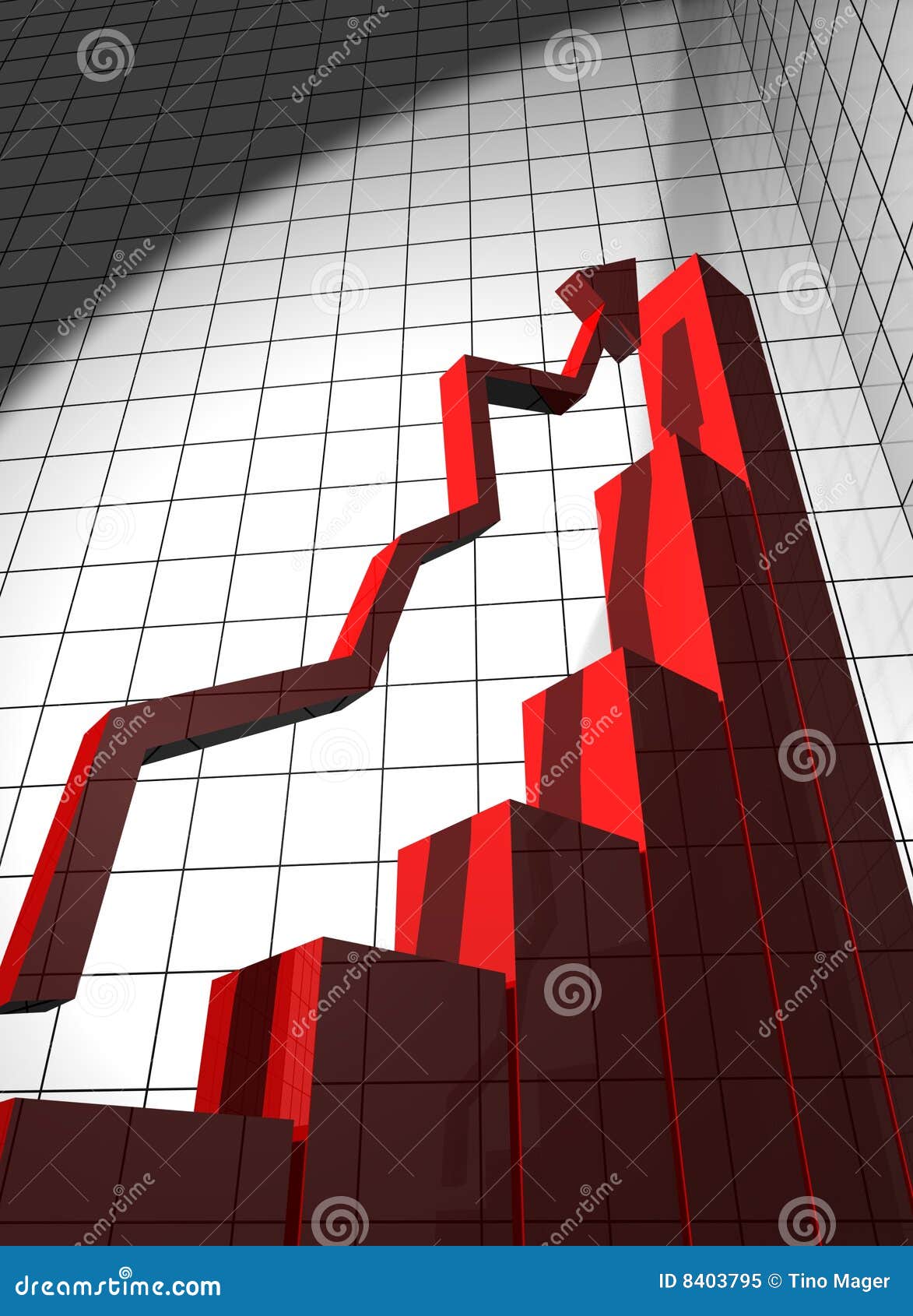 Success graph look up stock illustration. Illustration of abstract ...