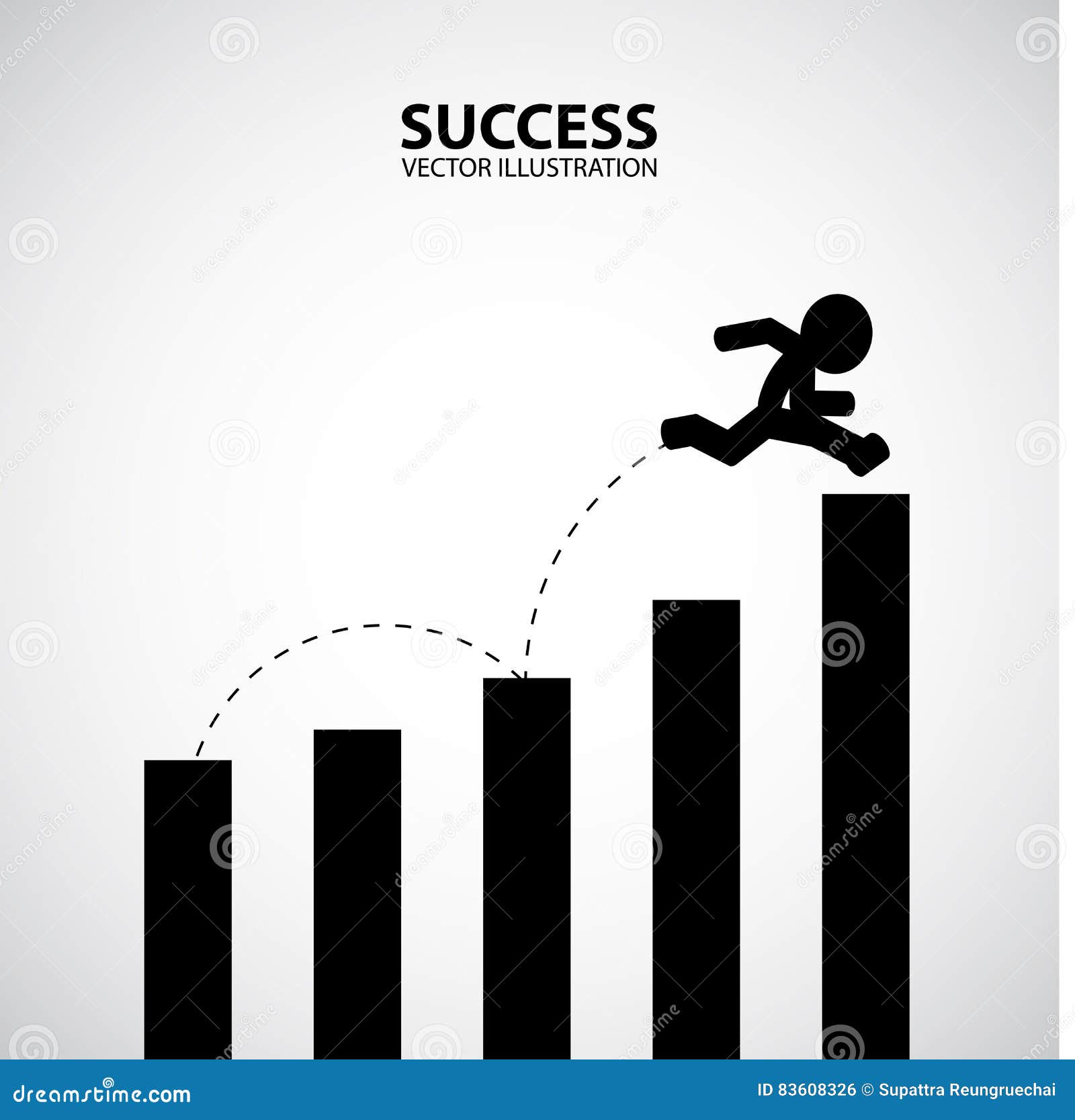 Success Graphic Design stock vector. Illustration of leader - 83608326