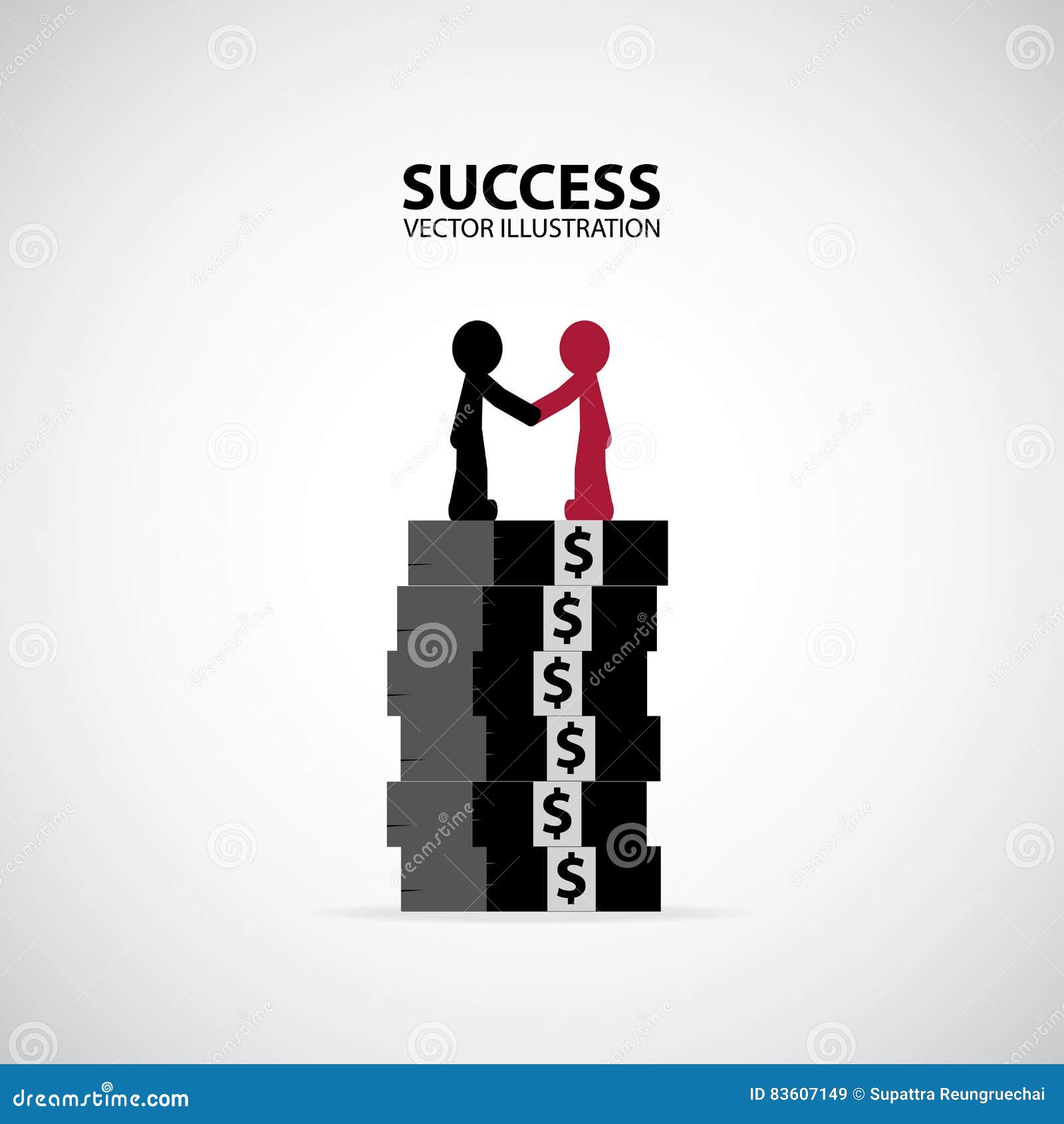 Success Graphic Design stock vector. Illustration of crisis - 83607149