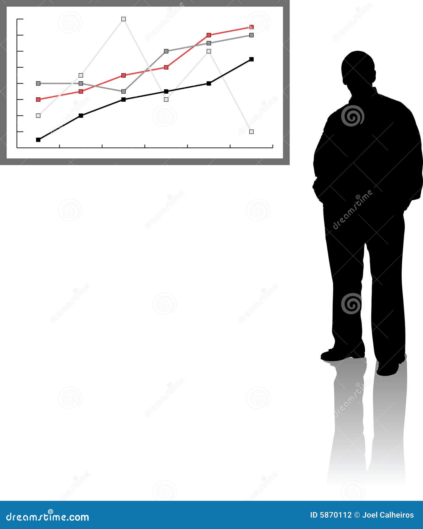 Success graphic man stock vector. Illustration of isolated - 5870112