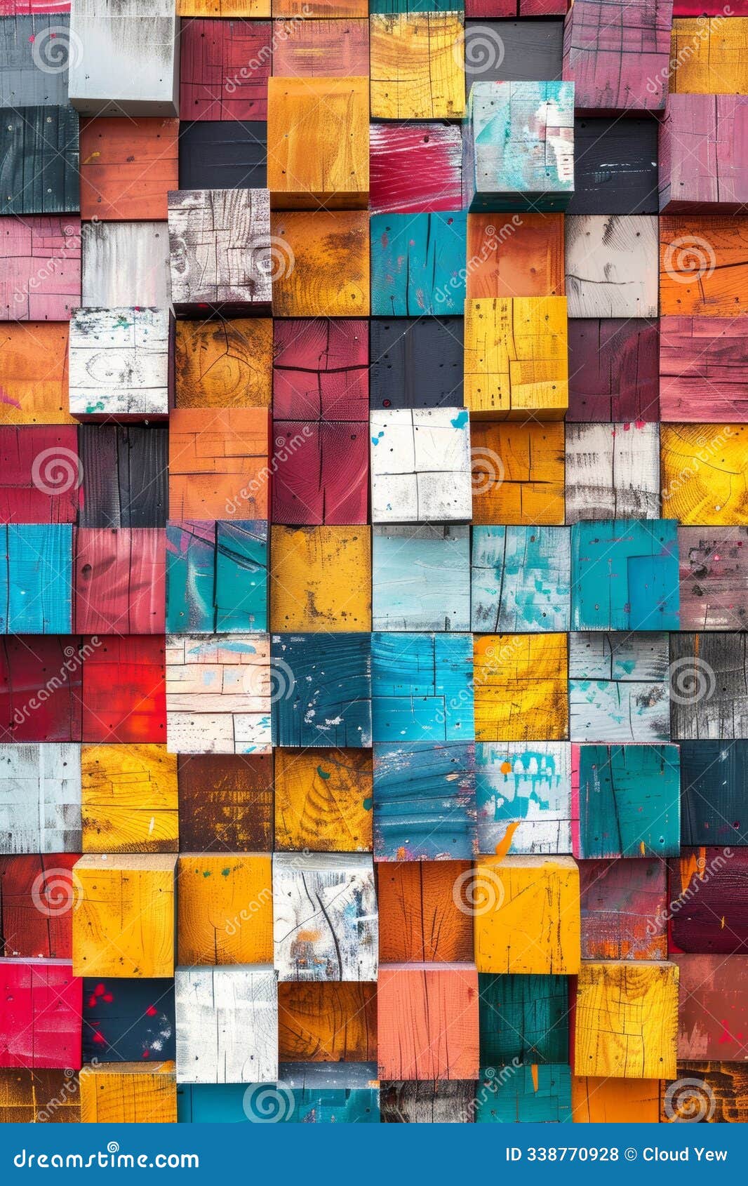 Success in a Grid Pattern with Motivational Quotes. Stock Illustration ...