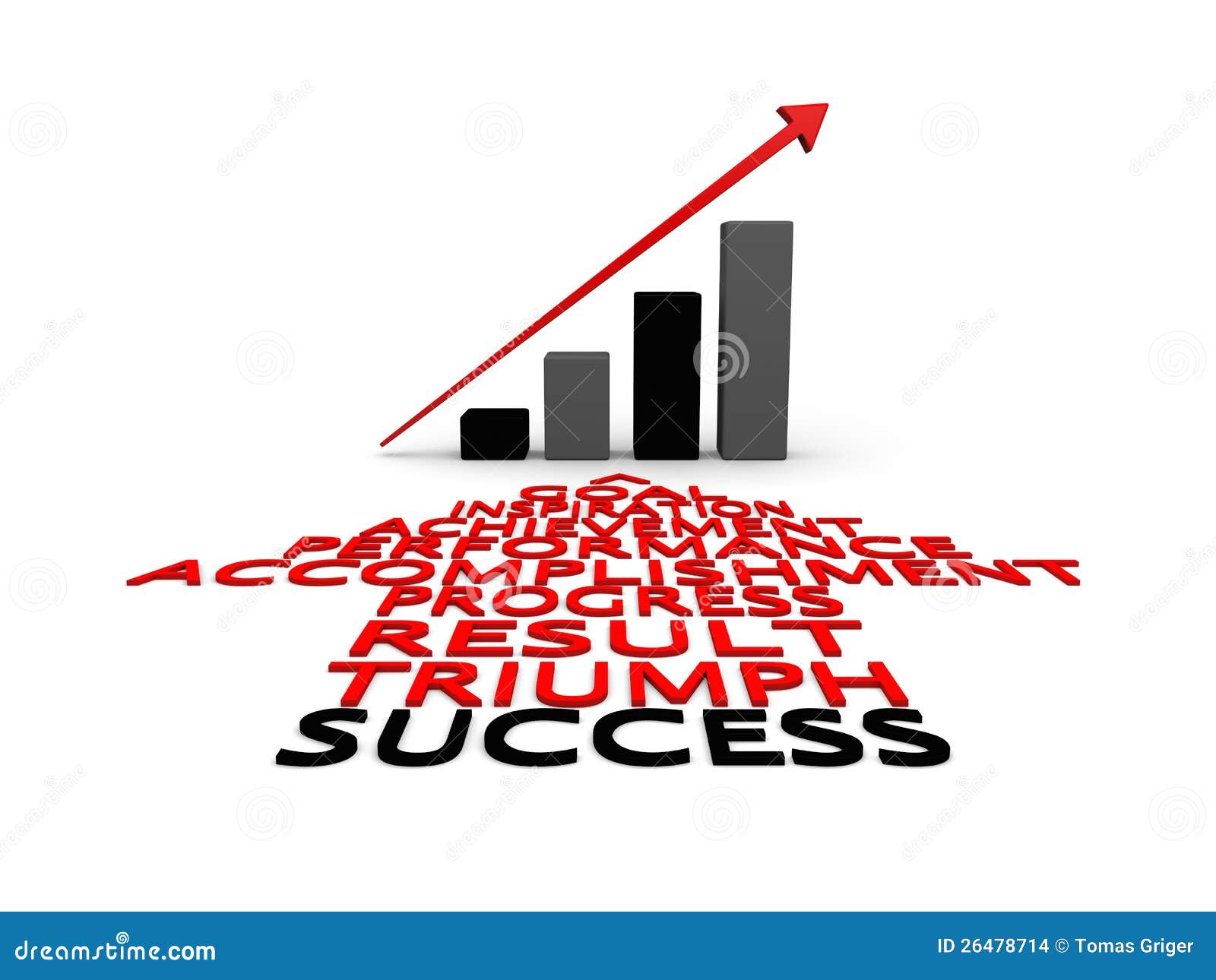 Success and growth stock illustration. Illustration of chart - 26478714