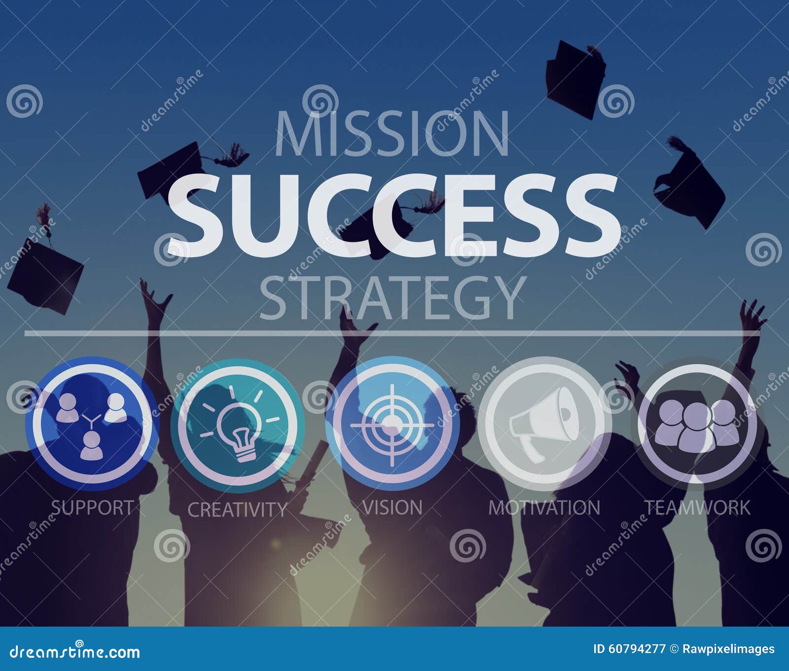 Success Growth Accomplishment Achievement Goal Concept Stock Image ...