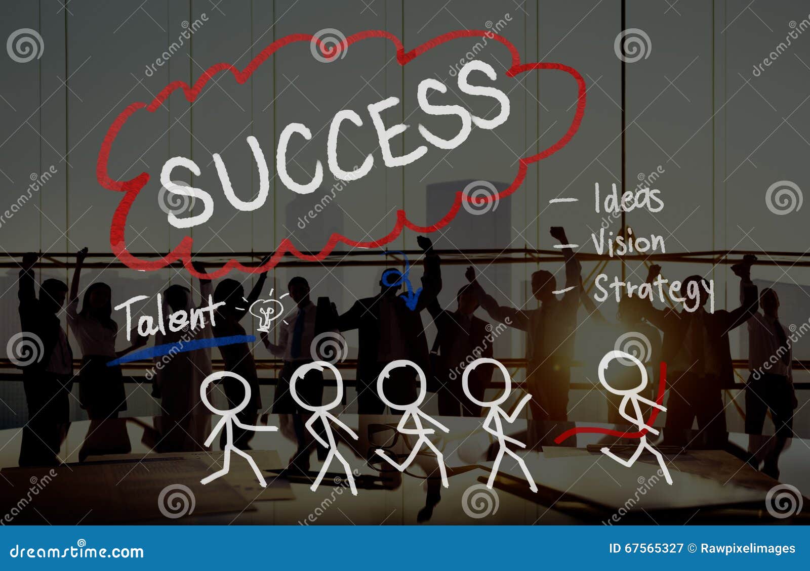 Success Growth Successful Achievement Accomplishment Concept Stock ...