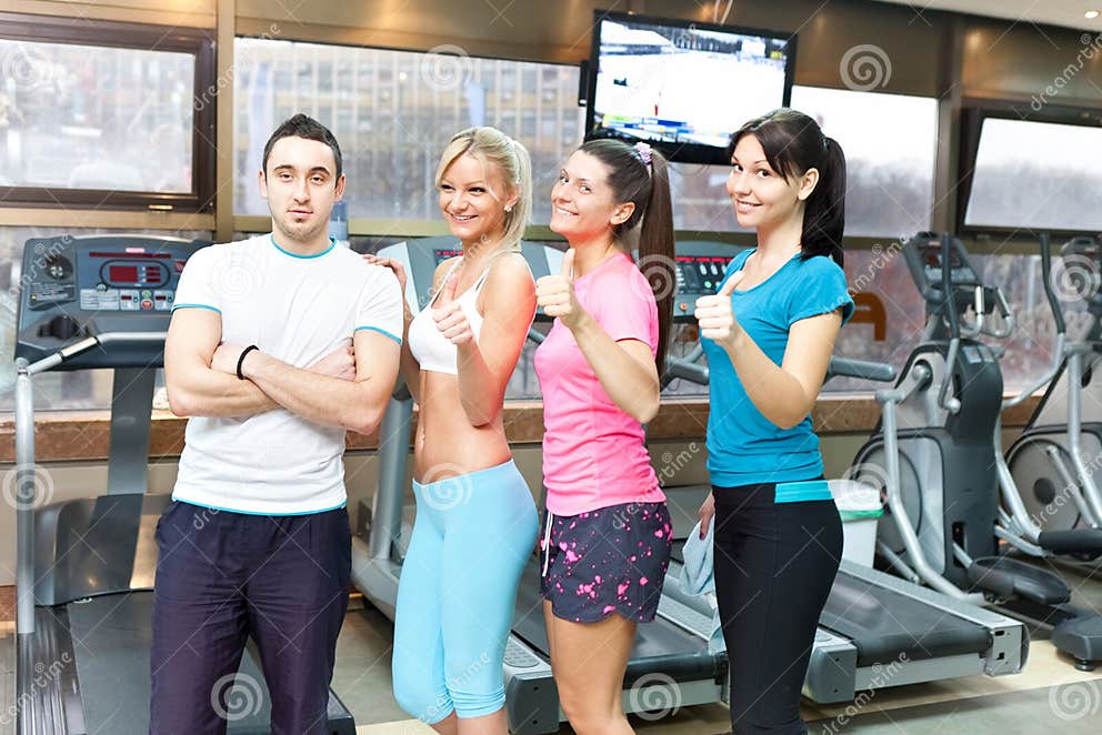 Success gym team stock photo. Image of sport, aerobics - 26437842