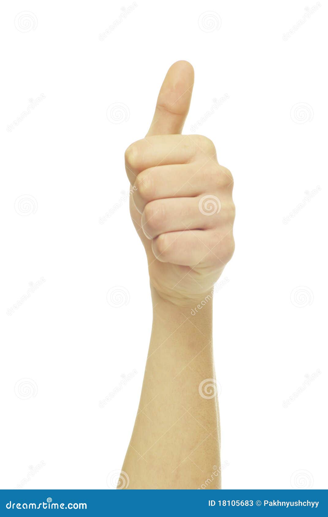 Success hand stock image. Image of sign, symbol, support - 18105683