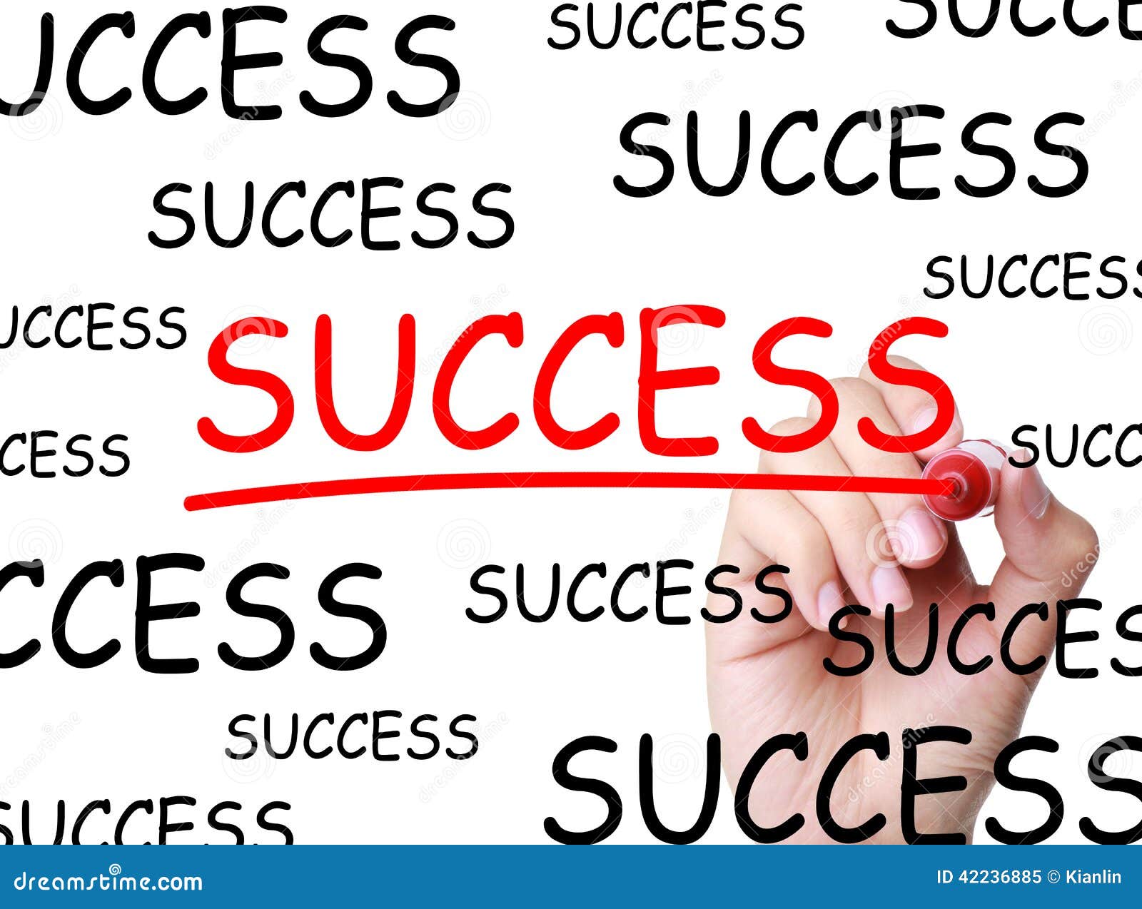 Success stock illustration. Illustration of handwriting - 42236885