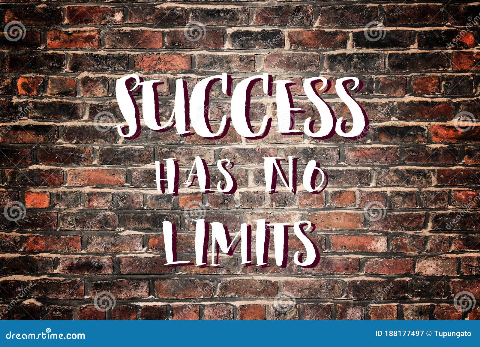 Success has no limits stock illustration. Illustration of text - 188177497