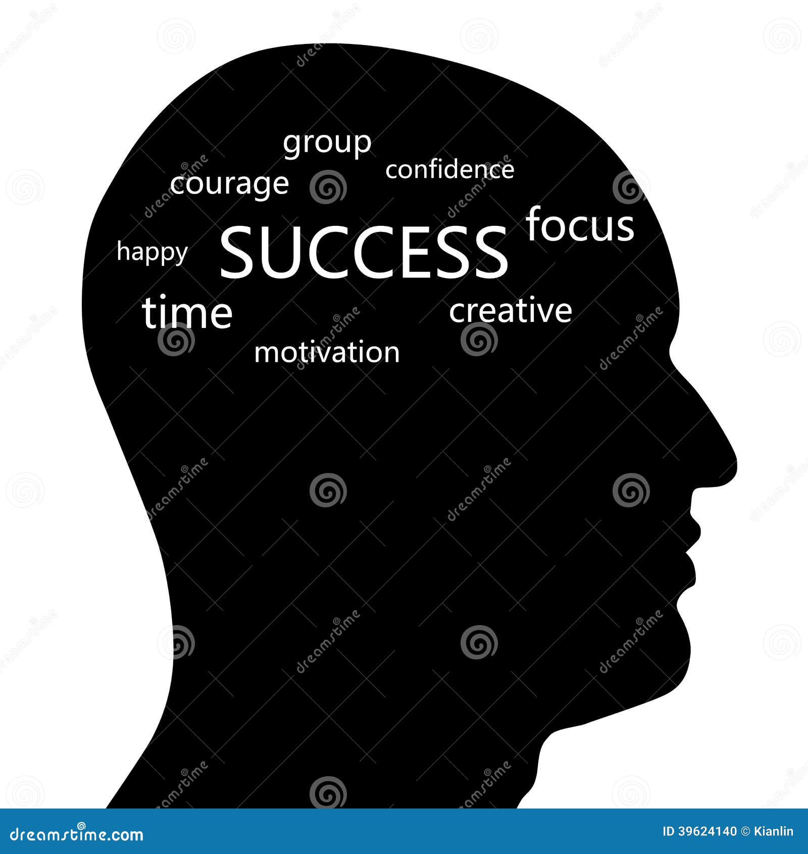 Success Head stock illustration. Illustration of head - 39624140