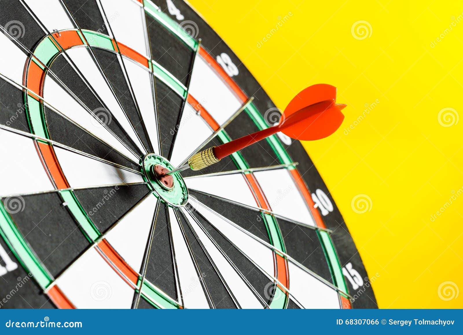 Success hitting target stock photo. Image of dartboard - 68307066