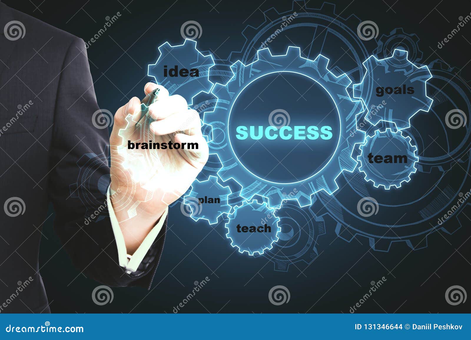 Success and idea concept stock photo. Image of manager - 131346644