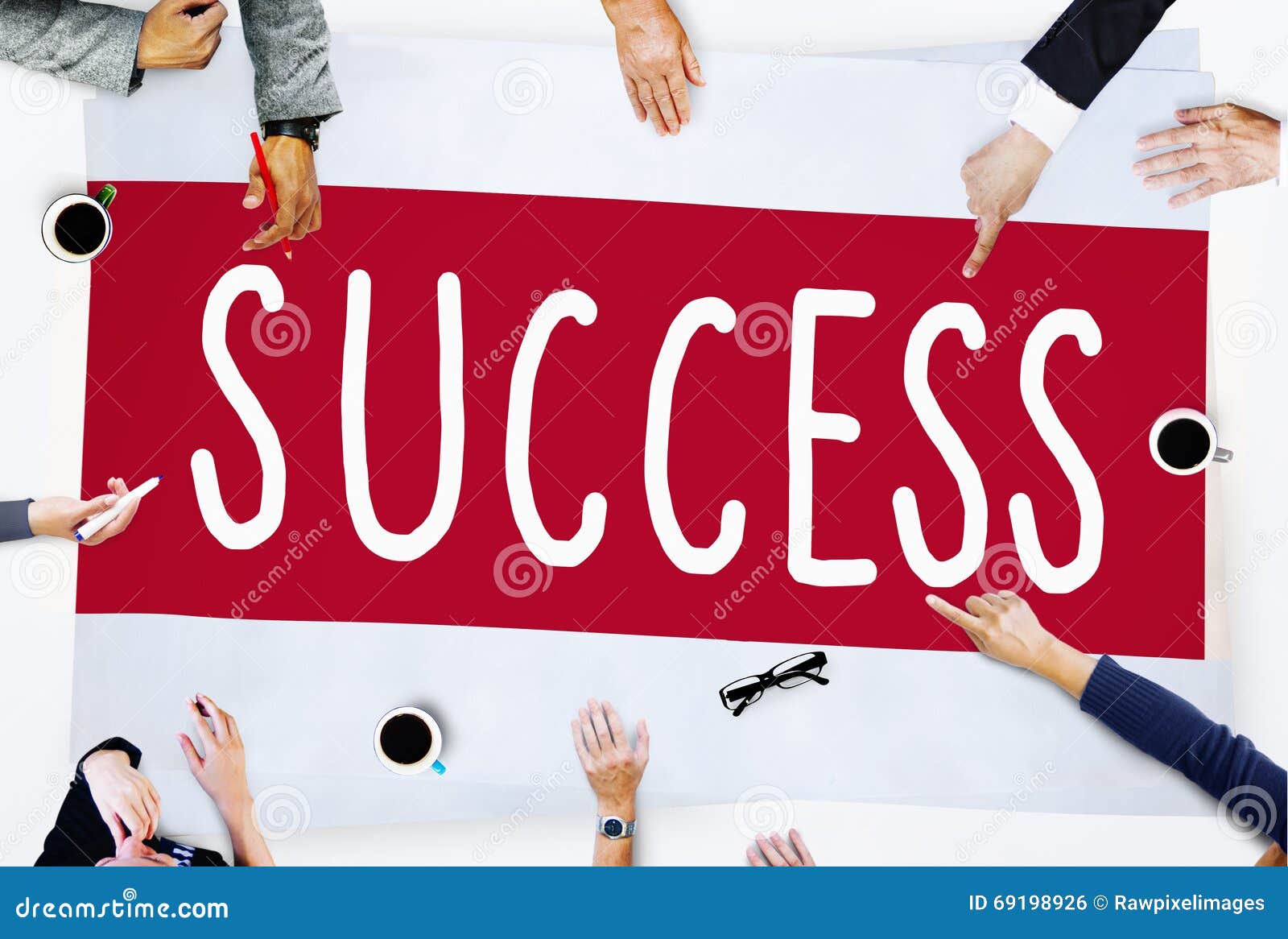 Success Improvement Celebration Winning Excellence Concept Stock Photo ...