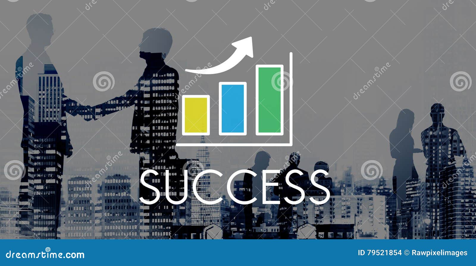 Success Increasing Bar Chart Concept Stock Illustration - Illustration ...