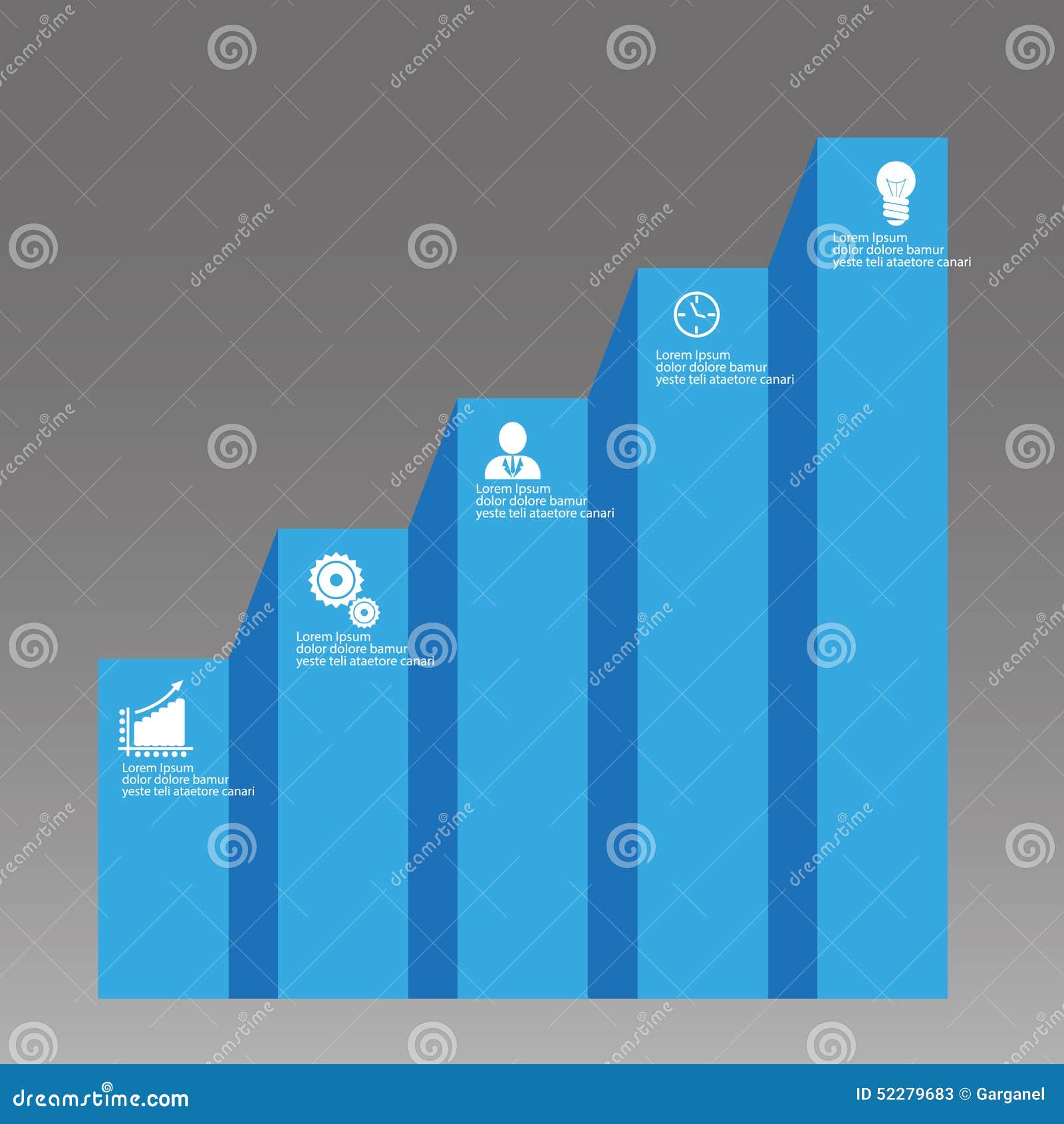 Success info graphic graph stock illustration. Illustration of minimal ...