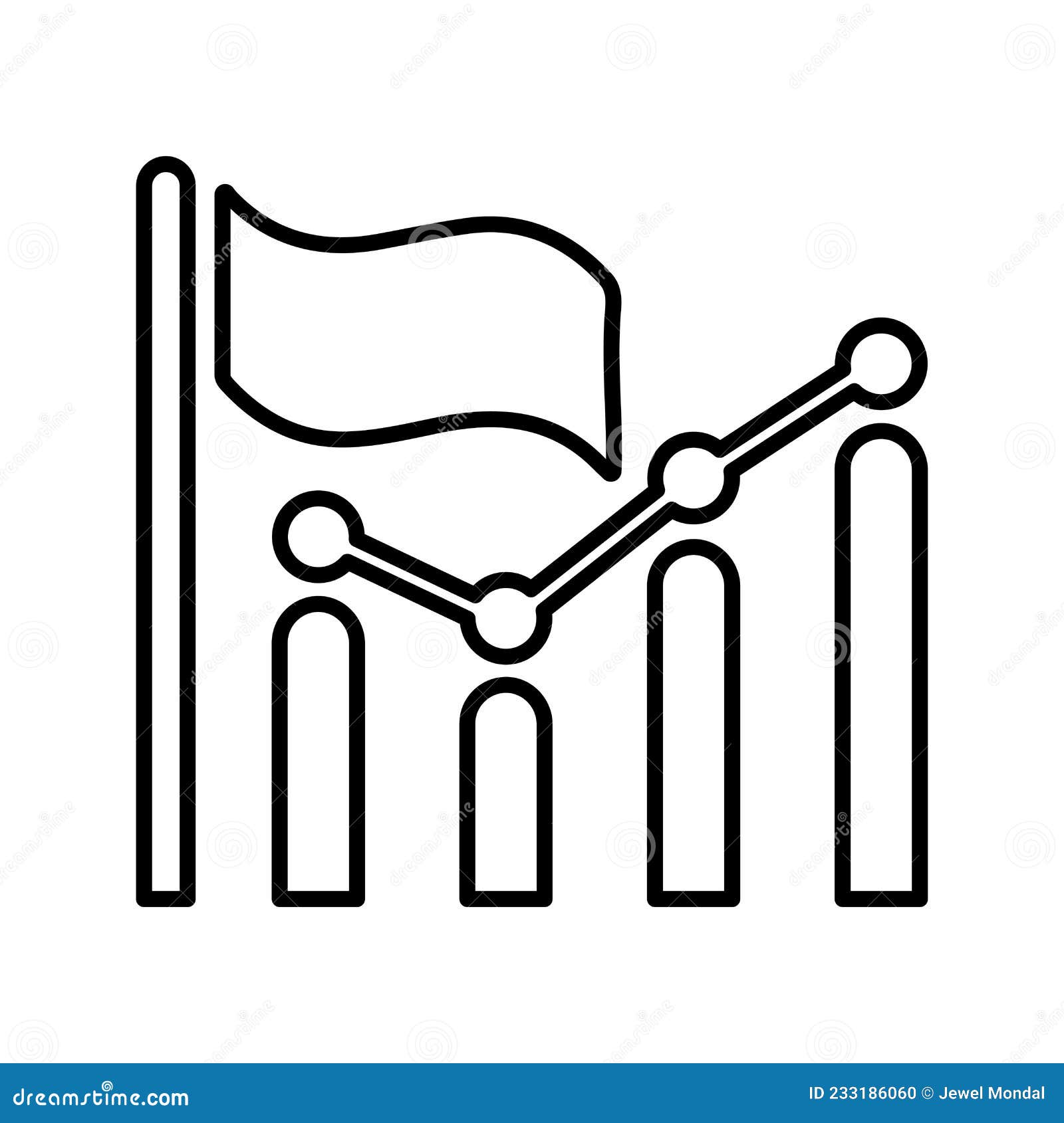 Success, Initial, Growth Line Icon. Outline Vector Stock Vector ...