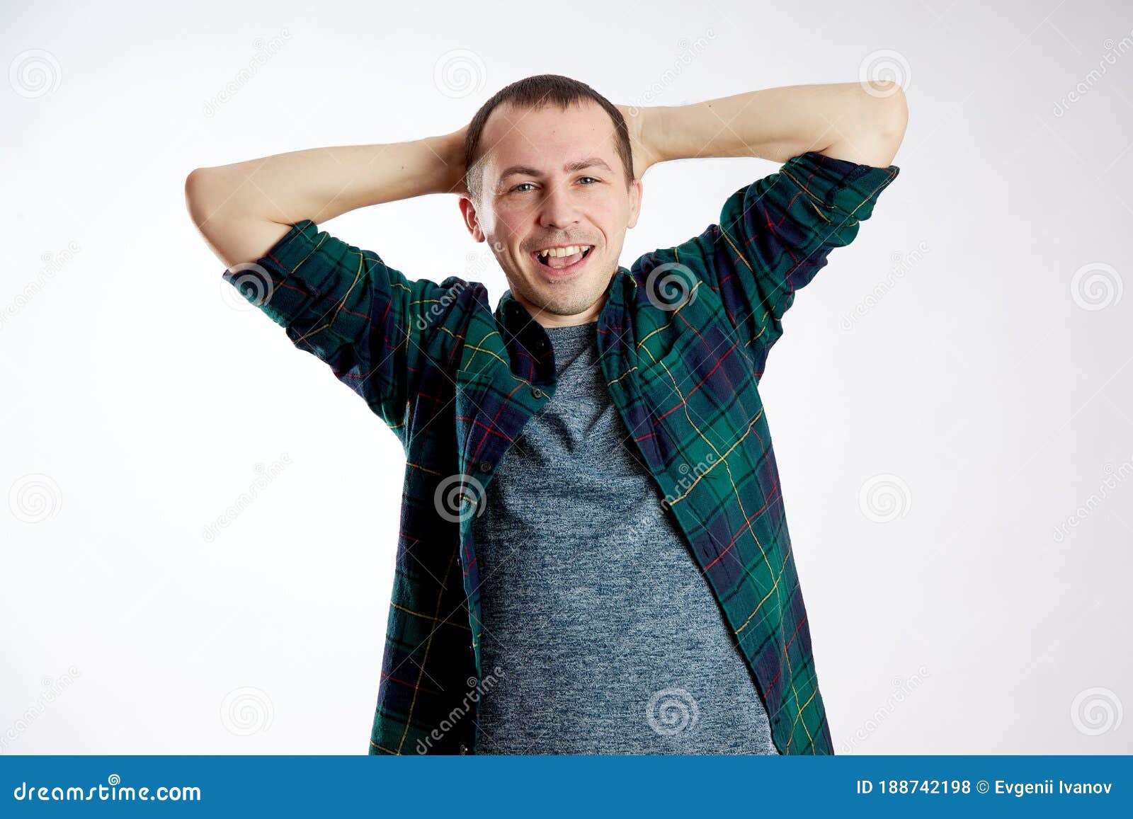 Success is Joy and Luck. Man is Happy, Victory Stock Photo - Image of ...