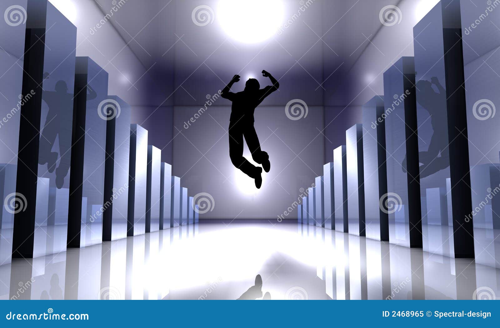 Success Jump stock illustration. Illustration of champion - 2468965