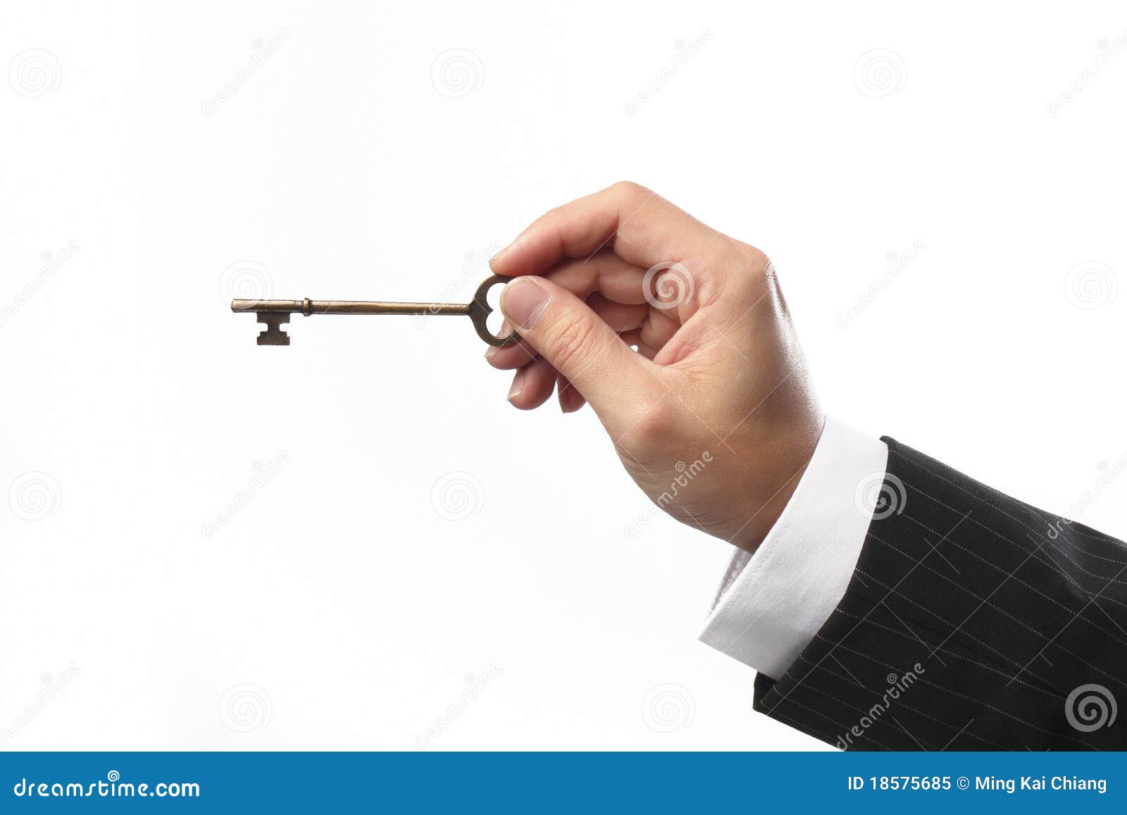 Success key stock image. Image of opportunity, hand, hold - 18575685