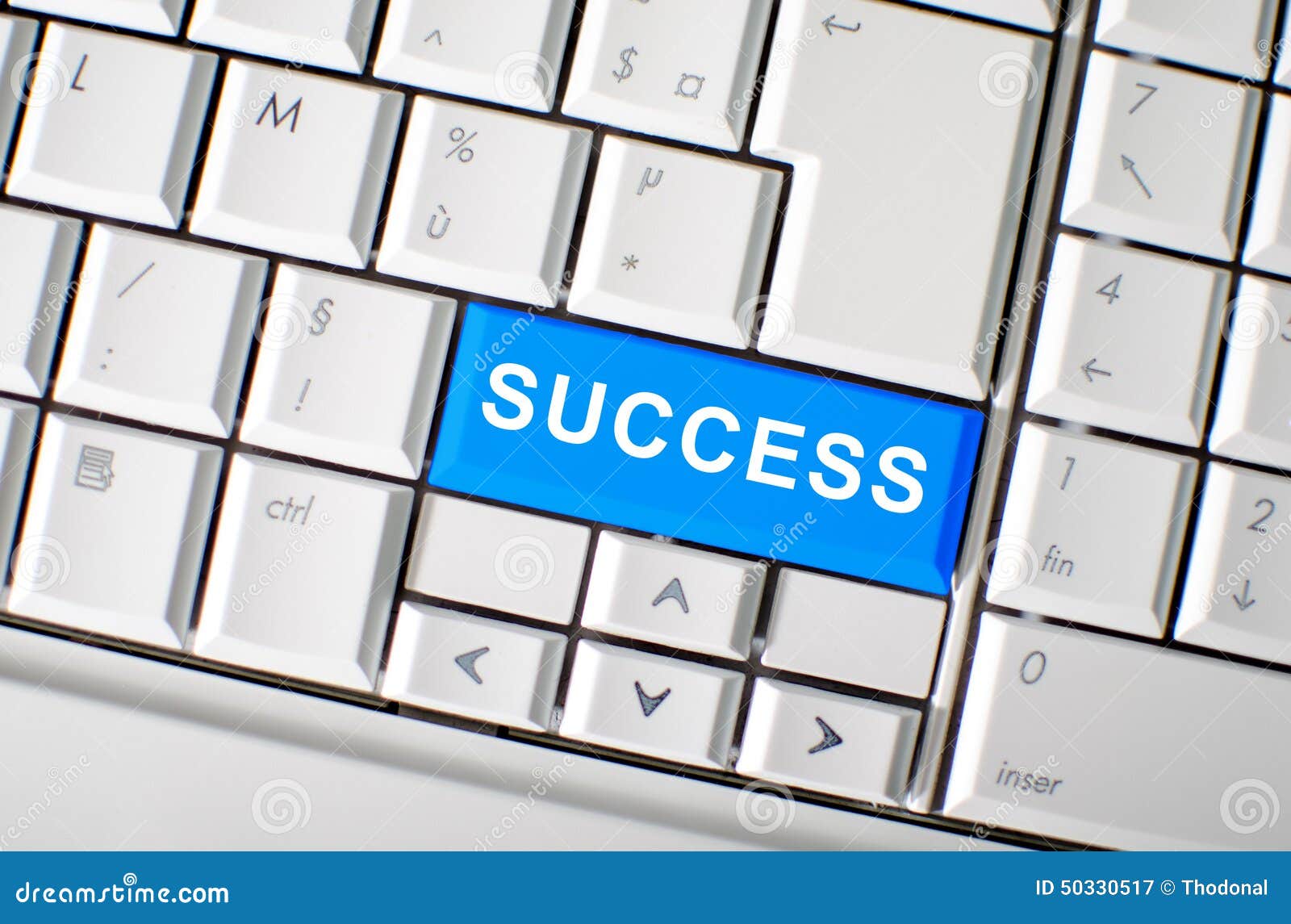 Success Key on Laptop Keyboard Stock Image - Image of goal, work: 50330517