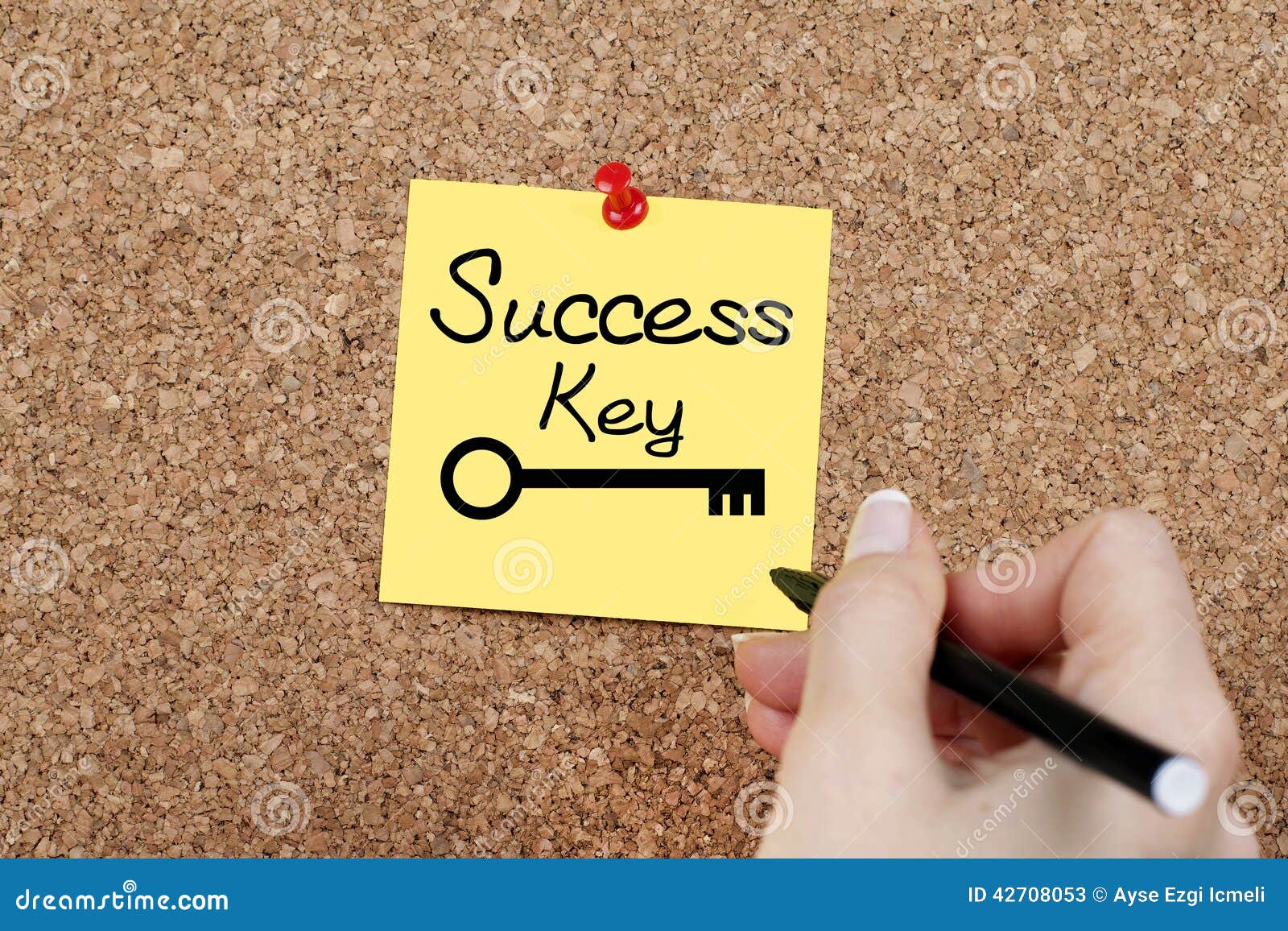 Success key stock image. Image of sign, office, writing - 42708053