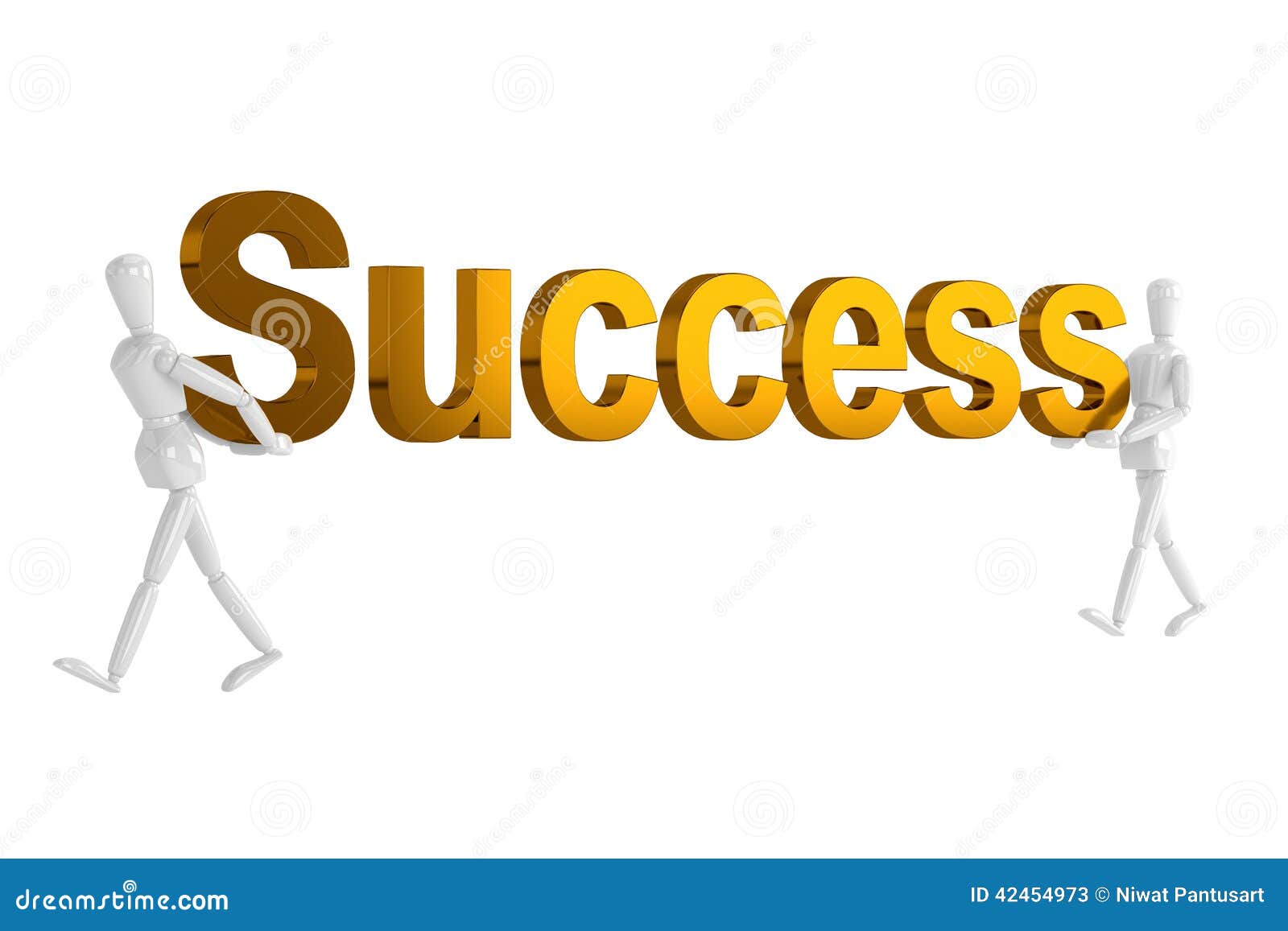 Success Letter in Isolate with Clipping Path Stock Illustration ...