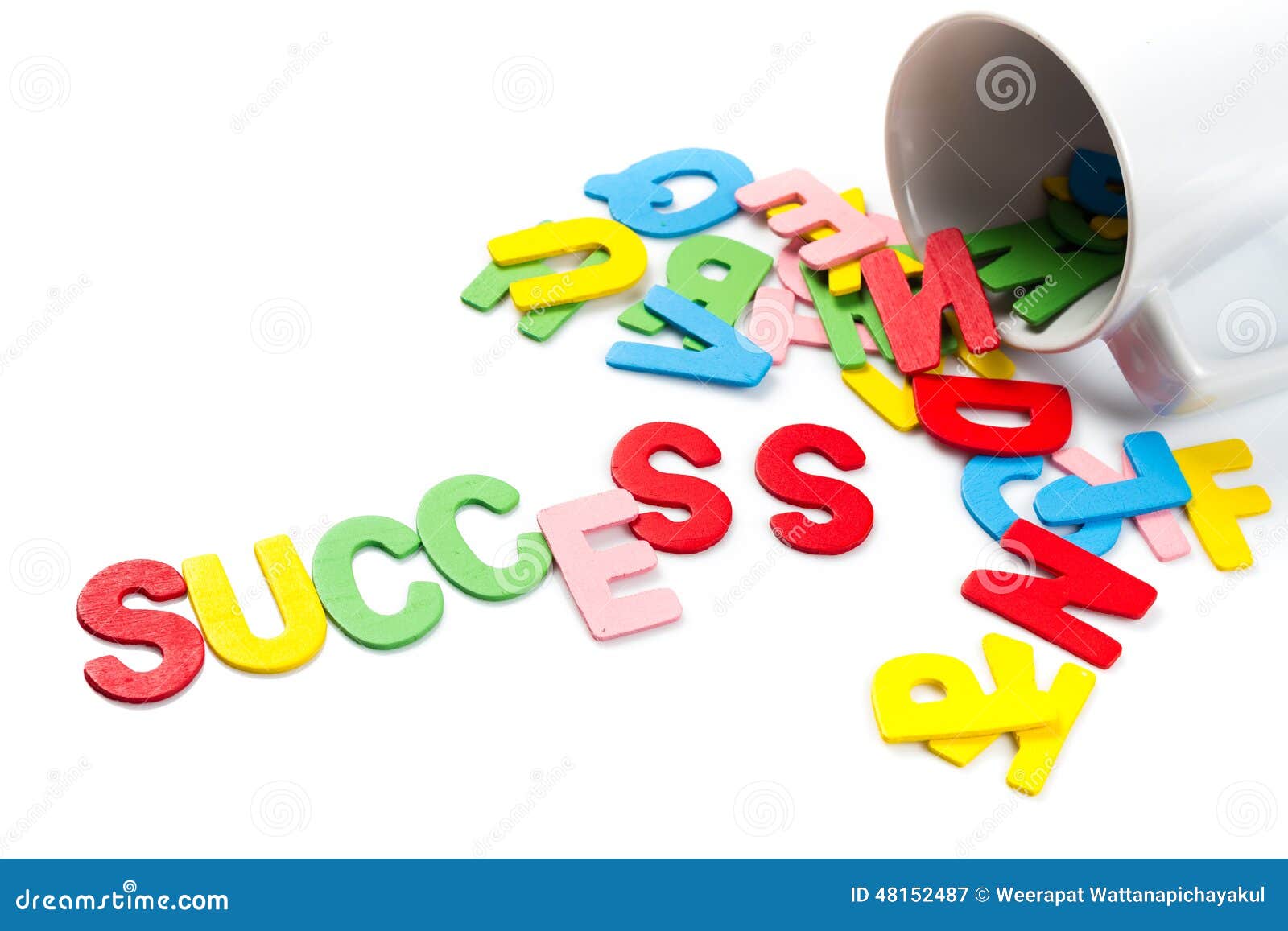 Success letters stock image. Image of character, scattered - 48152487