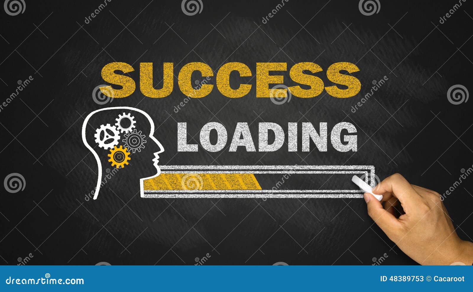 Success loading concept stock illustration. Illustration of connection ...