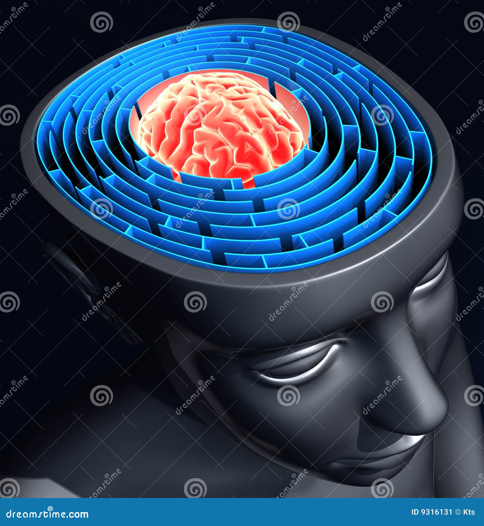 Success Mind stock illustration. Illustration of help - 9316131