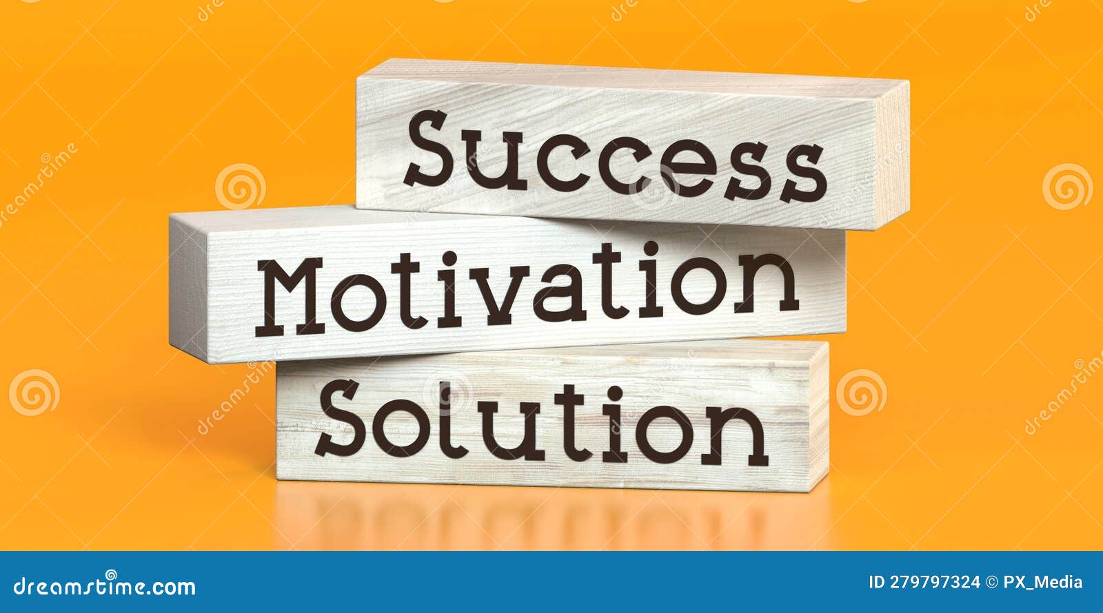 Success, Motivation, Solution - Words on Wooden Blocks Stock ...