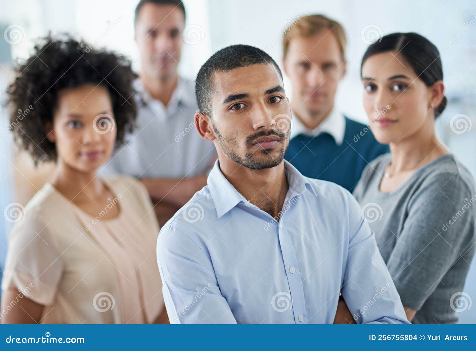Success is the only Option. Portrait of a Group of Diverse Colleagues ...