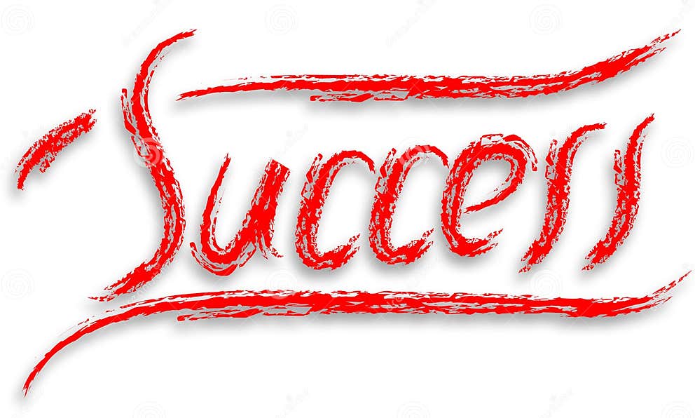 Success paint stock illustration. Illustration of abstract - 10205313