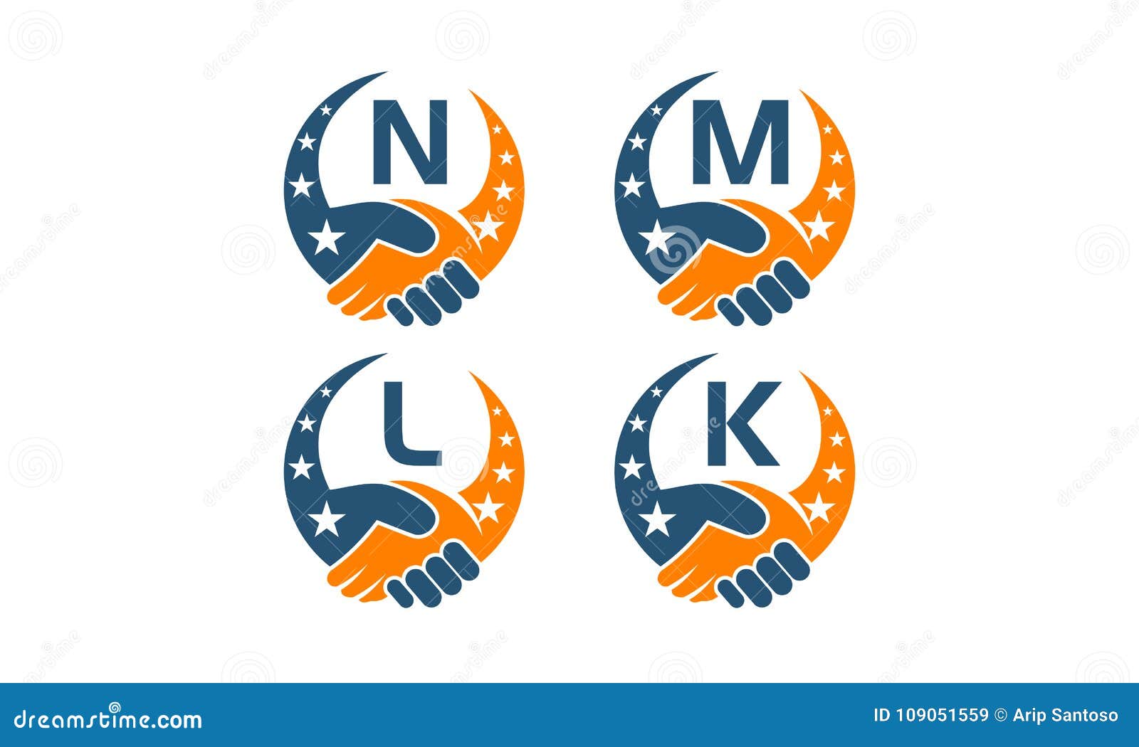 Success Partners Template Set Stock Vector - Illustration of icon, logo ...