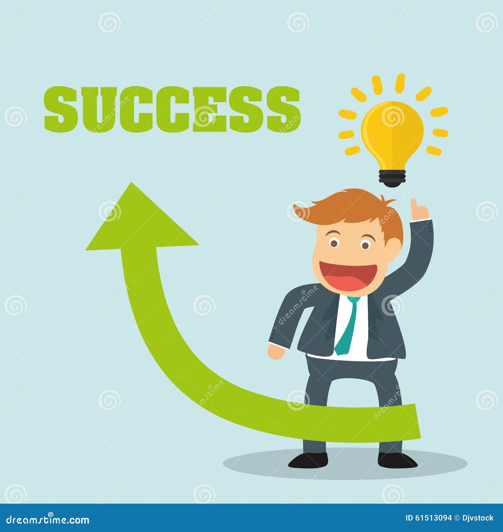 Success People Cartoon Design Stock Vector - Image: 61513094