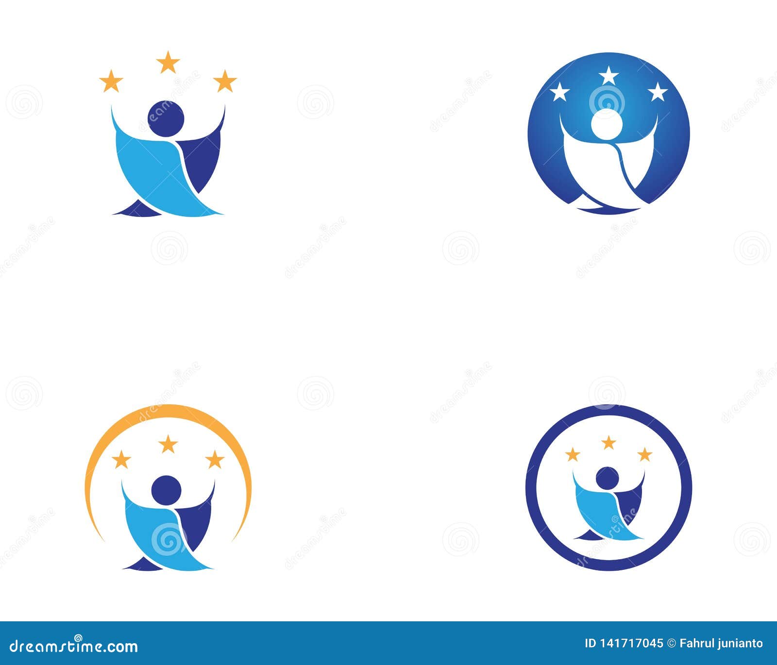 Success people icon logo stock vector. Illustration of template - 141717045